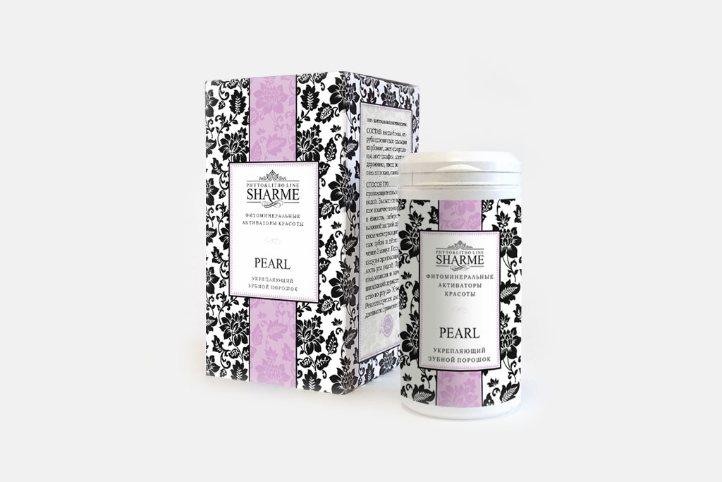 Sharme Pearl укрепляющий зубной порошок, 75 мл :: Sharme Minerals ...